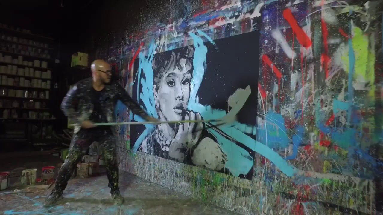 New David Garibaldi Artwork for the Salon - YouTube