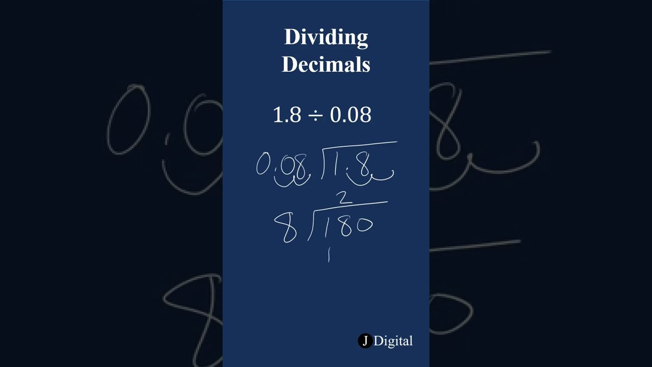 How To Divide Decimal Numbers YouTube How To Divide Decimal Numbers YouTube
