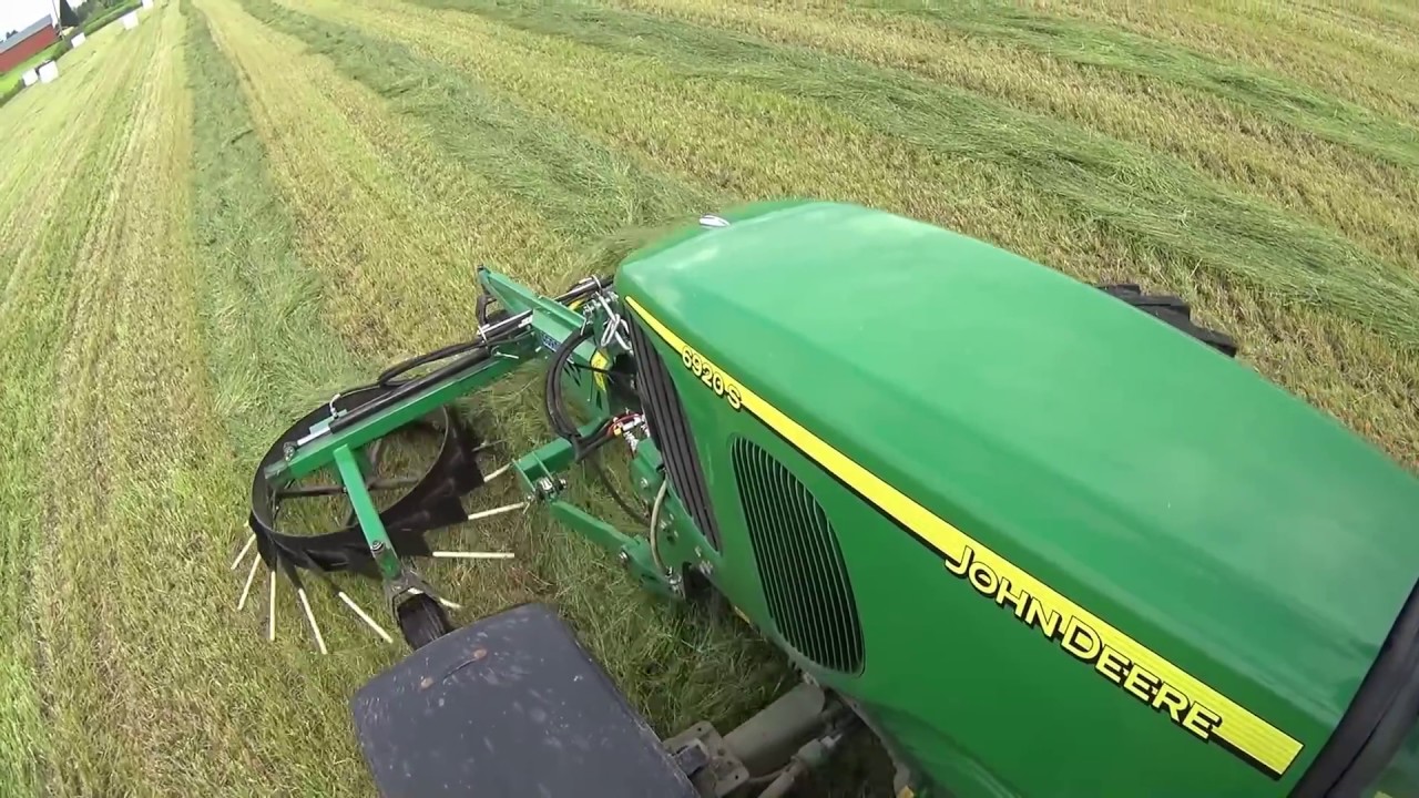 Agronic WR500 frontrive og rundballepresse - YouTube