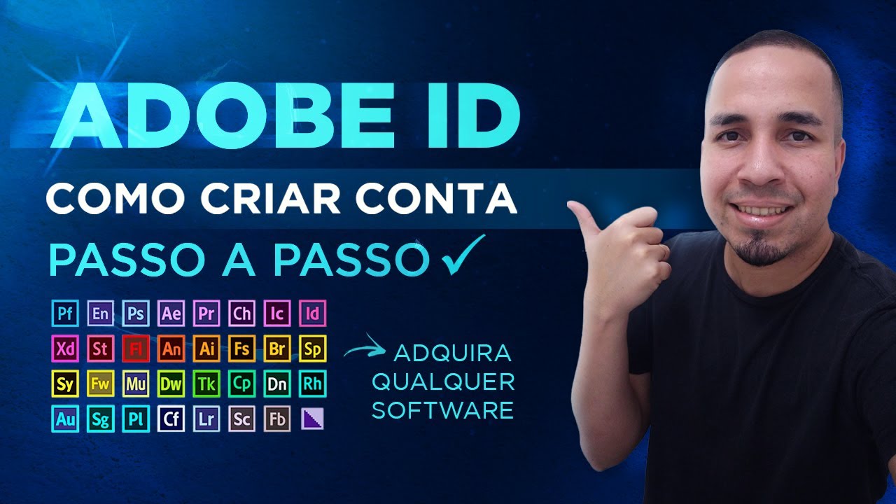 Como criar uma conta Adobe ID - YouTube