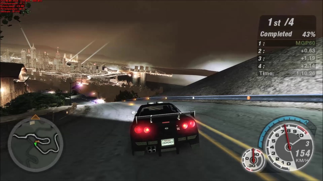 Need For Speed Underground 2 - Stage 5 Race 16/35 [1080p60 - GTX 1080 ...