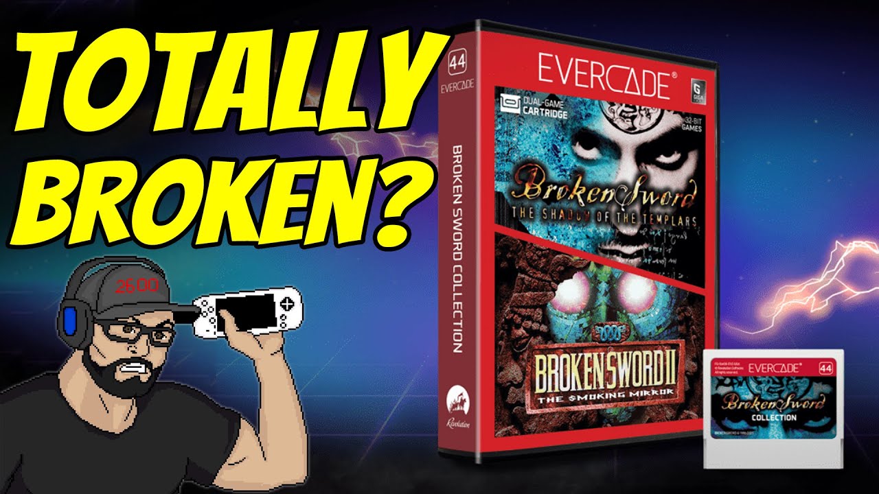 Evercade Broken Sword Collection First Look - Totally Broken? - YouTube
