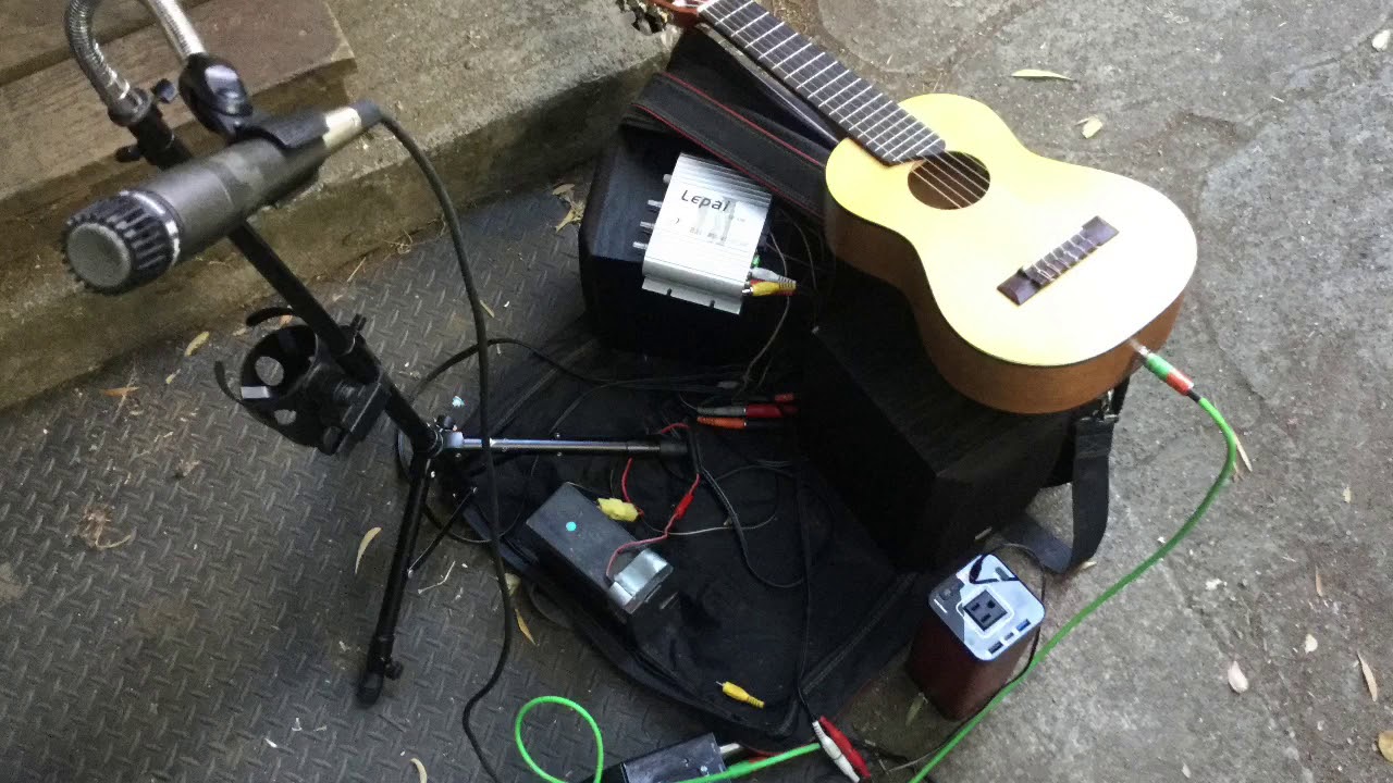The Busking Rig Is Complete! - YouTube