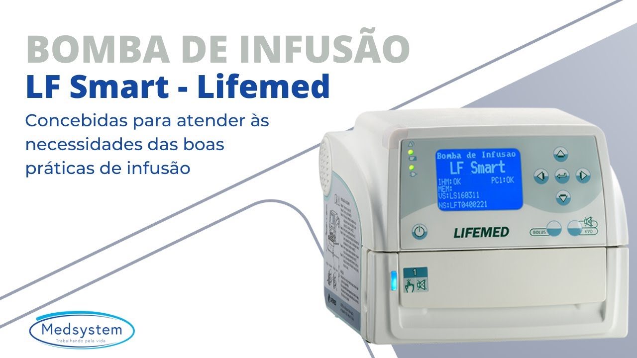 Bomba de Infusão LF Smart Lifemed - YouTube