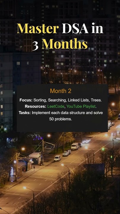 Master DSA for Interviews | Ultimate Roadmap 🚀#shorts #placement # ...