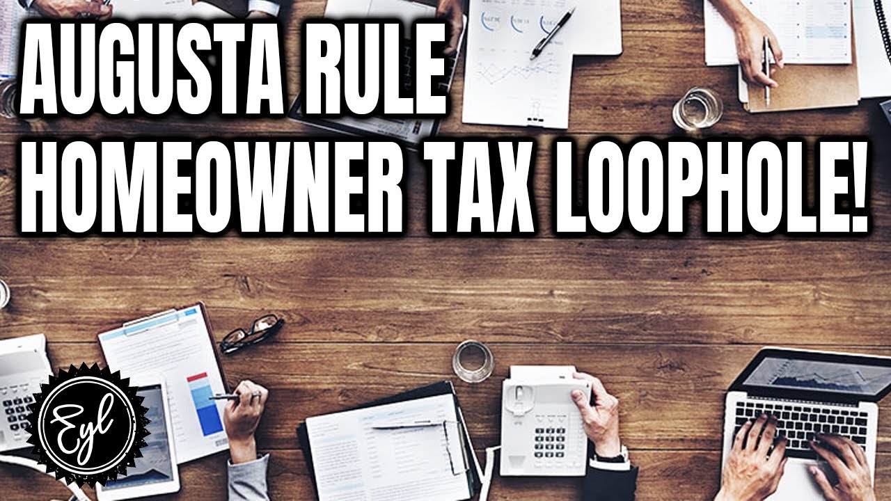 Augusta Rule - Homeowner Tax Loophole! - YouTube