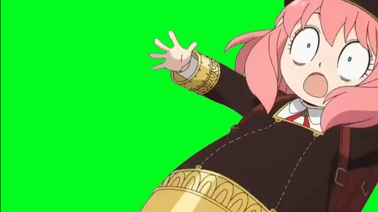 Anime Green Screen: Anya Forger - YouTube