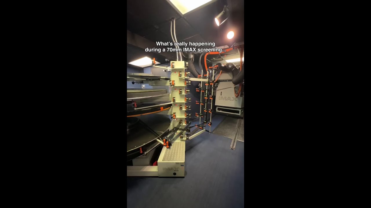 Behind The Scenes of an IMAX 70mm Screening - YouTube