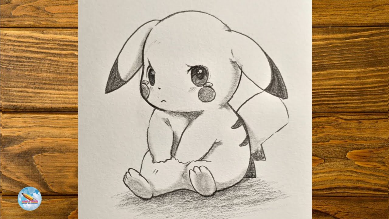 How to draw Pikachu || Easy pikachu drawing tutorial for beginners ...