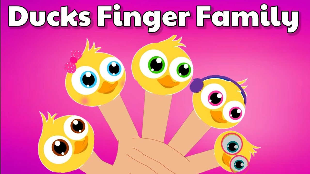 Duck colour finger family 13 | Duck Finger Family Song | Duck colour ...
