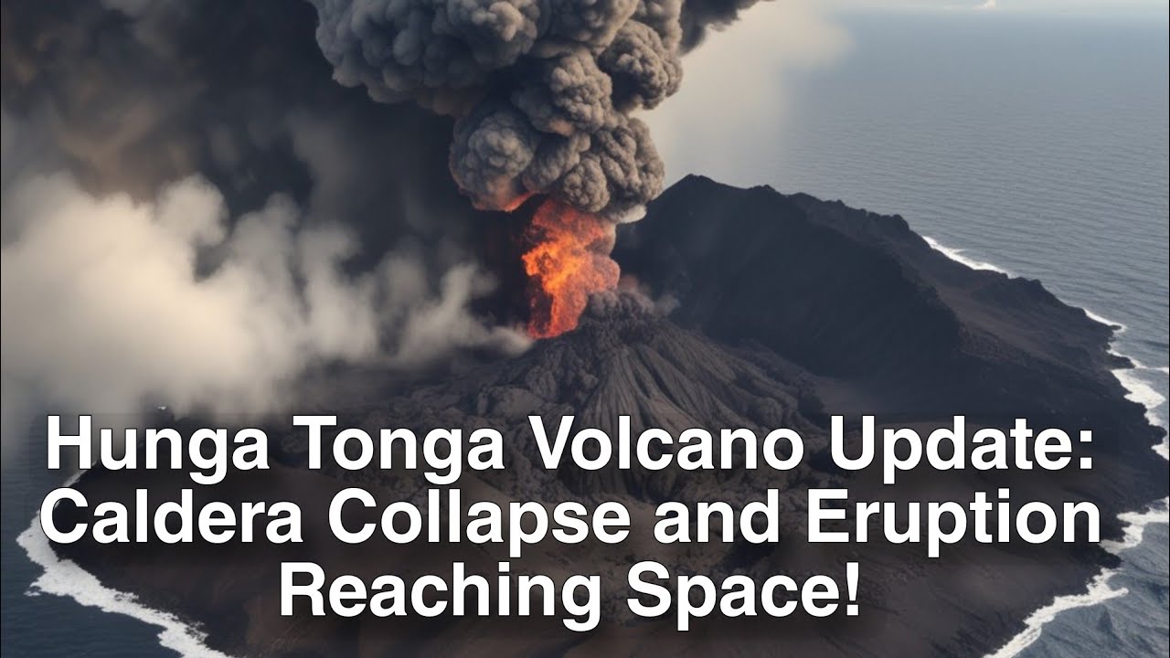 Hunga Tonga Volcano Update: Caldera Collapse and Eruption Reaching ...