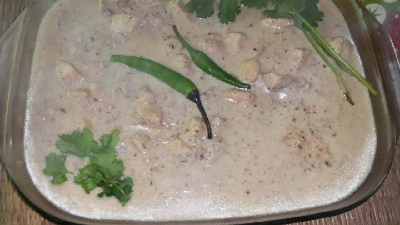 Chicken Malayi handi/chicken white handi/creamy chicken/ white handi by ...