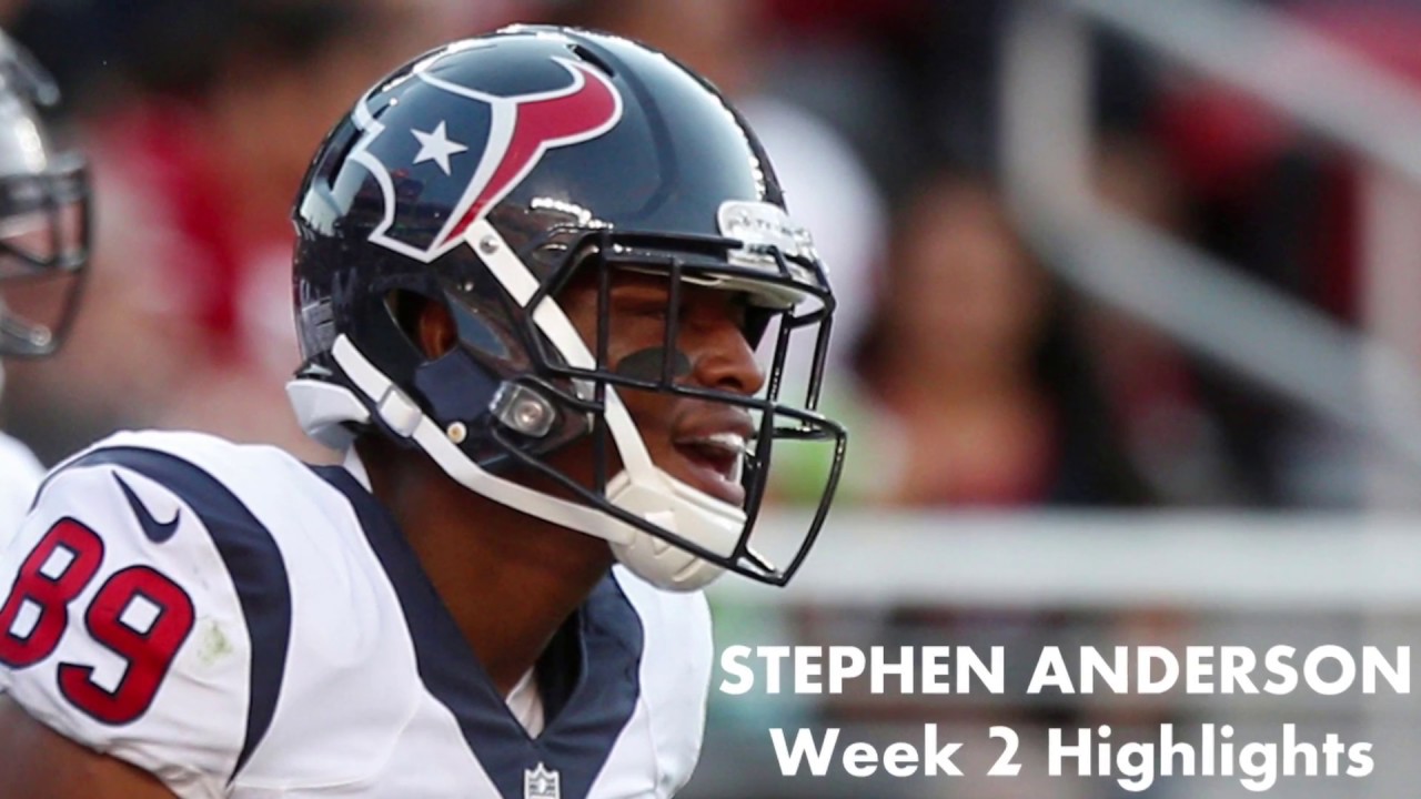 NFL - Stephen Anderson Week 2 highlights - YouTube