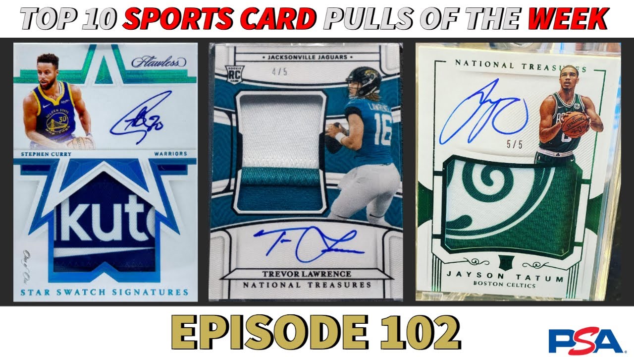 🔥HIGH-END HEAT!🔥 | TOP 10 SPORTS CARD PULLS OF THE WEEK #102 - YouTube