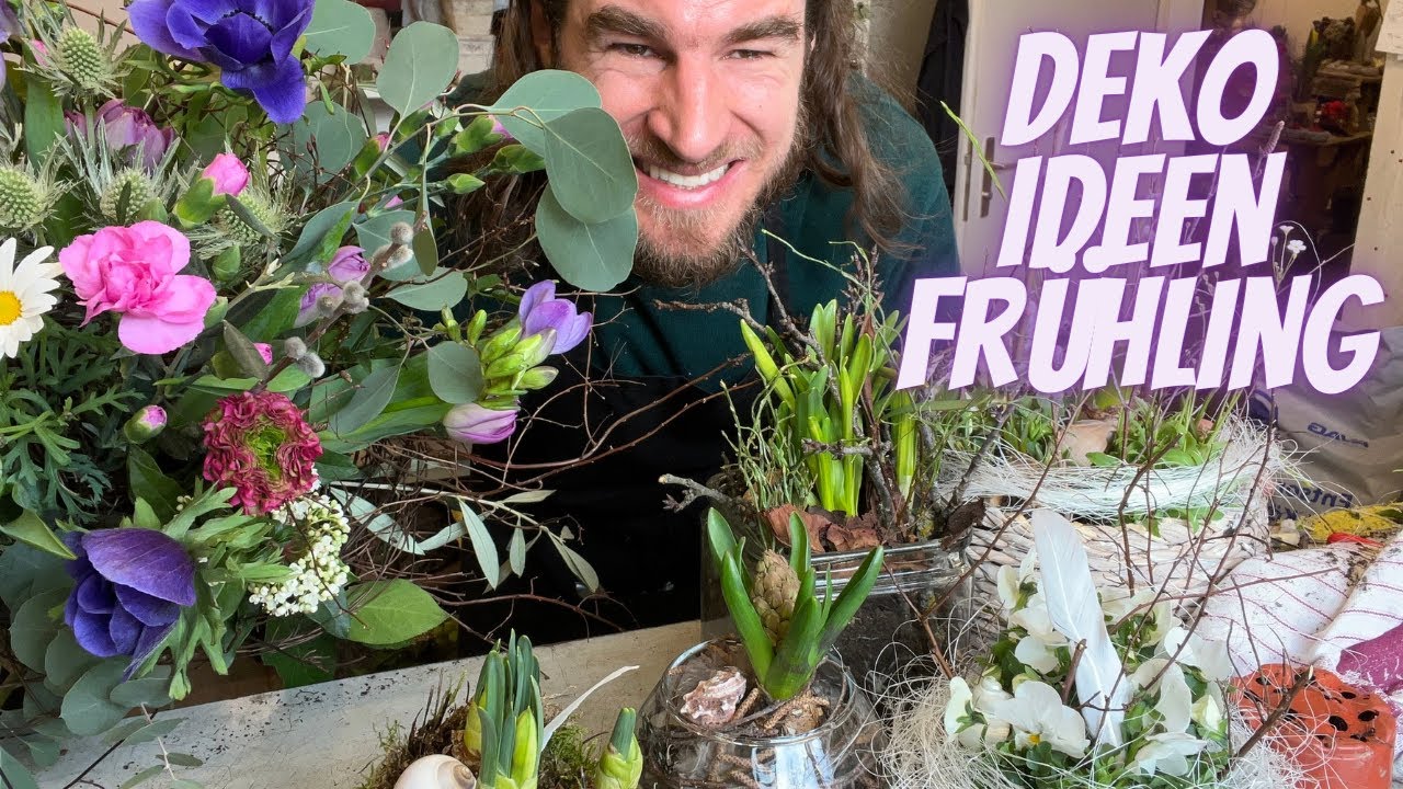 Frühlings Deko Inspirationen zum selber machen - Floristik Ideen vom ...
