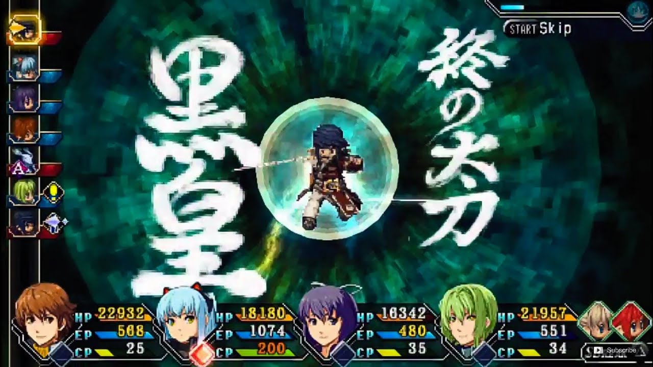 Trails of Azure - Arios S-Craft Final Tachi Black Emperor - The Legend ...