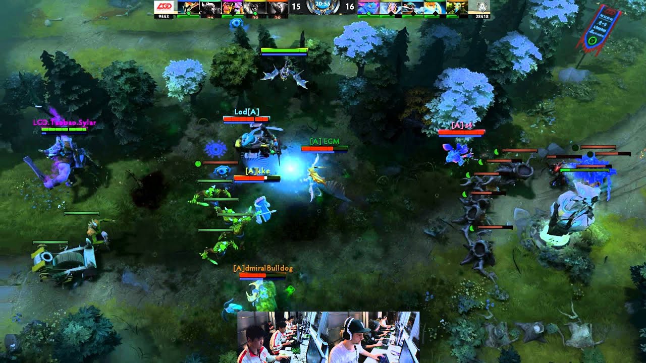 Dota 2 - TI3 - Alliance teamwipes LGD - YouTube