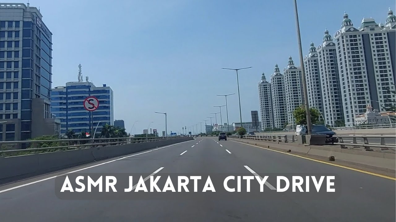 [Driving Jakarta] Relaxing ASMR Drive Through Jakarta's Inner City Toll ...