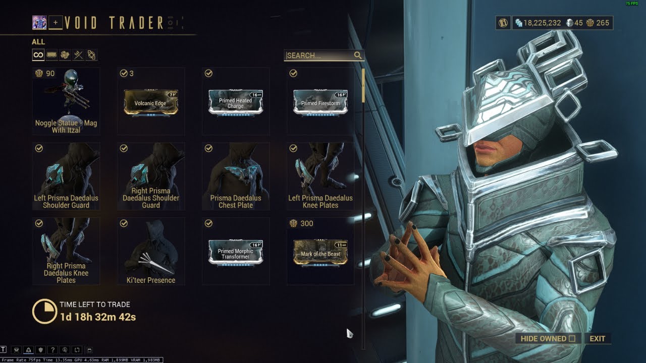 【Warframe】The Last Baro Ki'teer This Year Is Here - YouTube