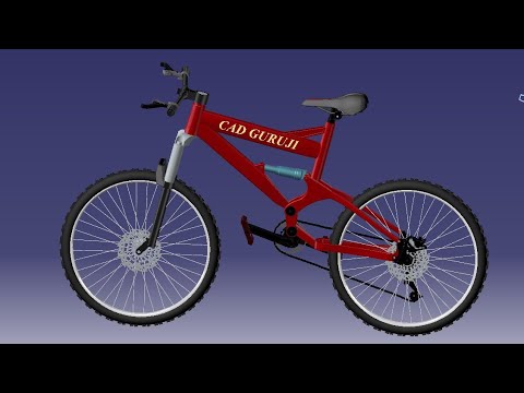 How to make Gear Bicycle CAD Model in CATIA V5 Part 5 | Assembly Design ...