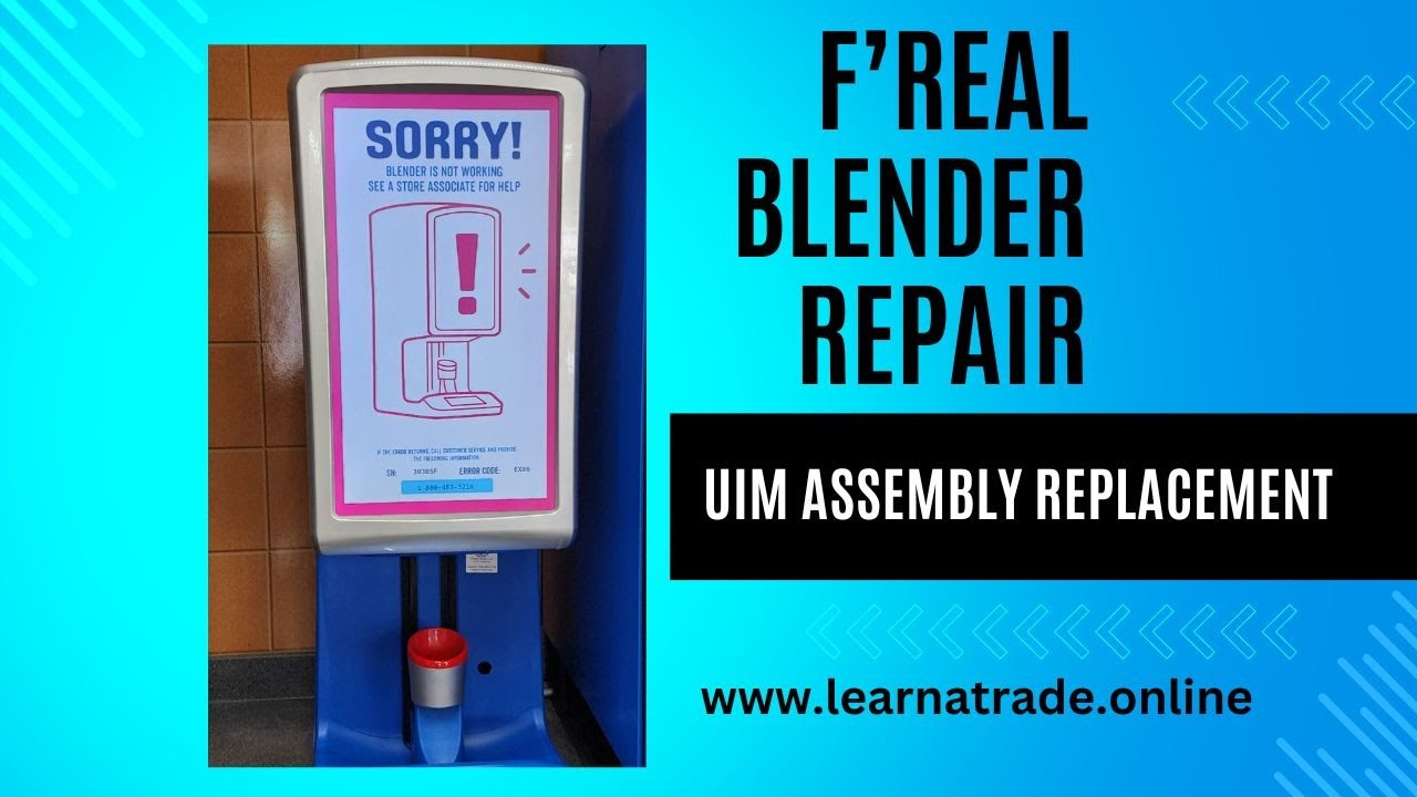 F'real Blender Repair (UIM Assembly Replacement) - YouTube