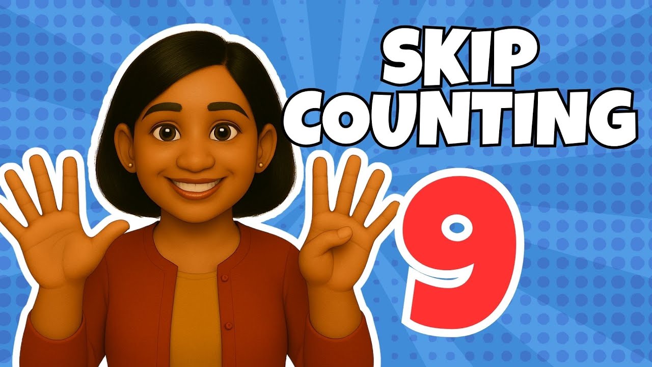 Skip Counting by 9 | Math + Music, Counting, Multiplication Table - YouTube