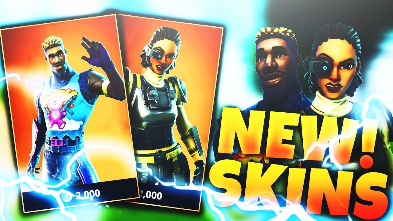 *NEW* "BRITE GUNNER" + "STEELSIGHT" SKINS in FORTNITE! FORTNITE NEW ...