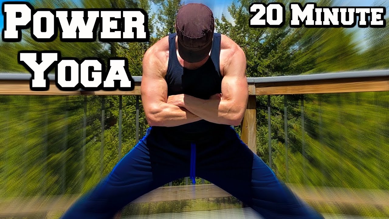 20 Min FULL BODY POWER YOGA FOR ATHLETES (Strength & Flexibility) Sean ...
