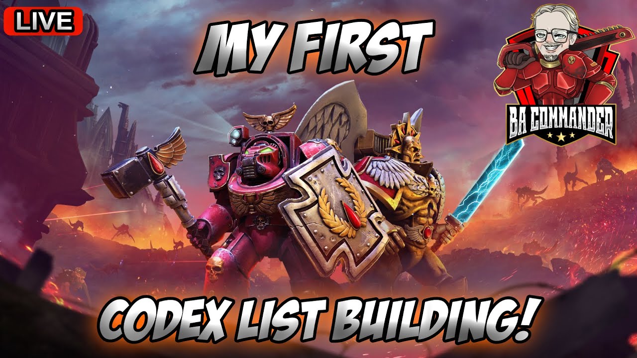 Blood Angels List Building - 10th Edition Codex! - YouTube