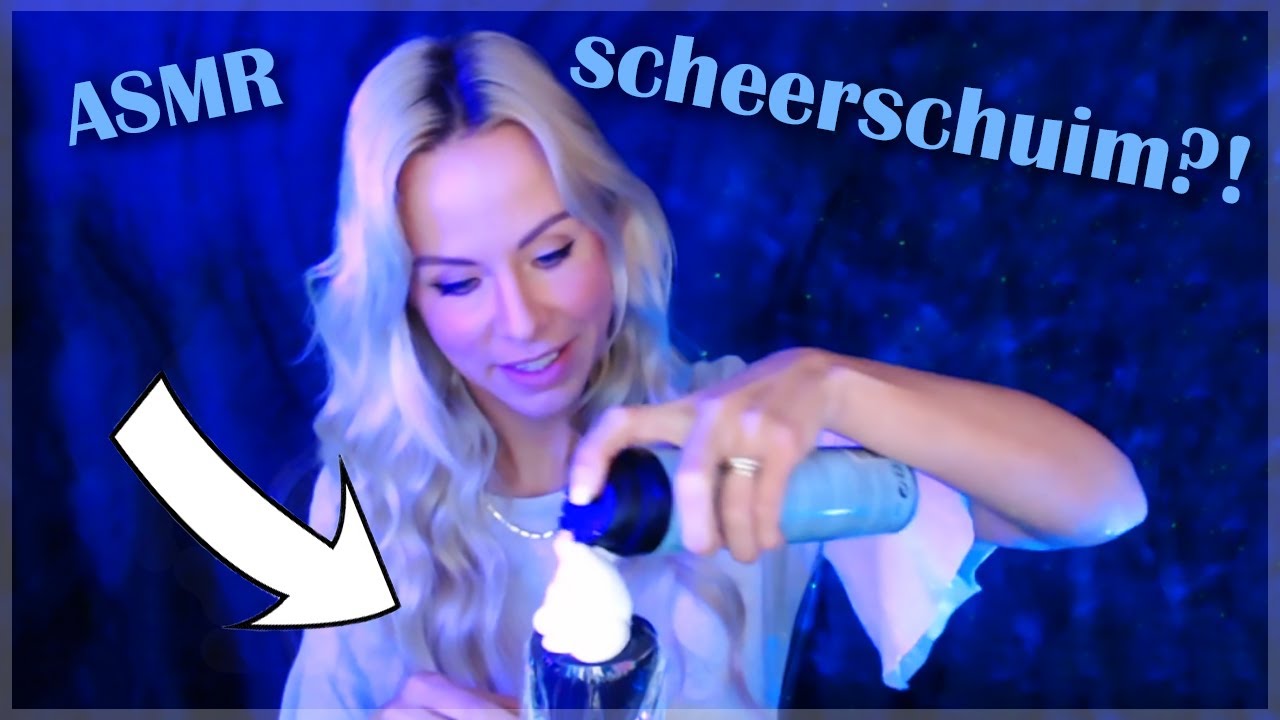ASMR Nederlands | Scheerschuim op mijn microfoon zorgt voor rustgevende geluiden - YouTube