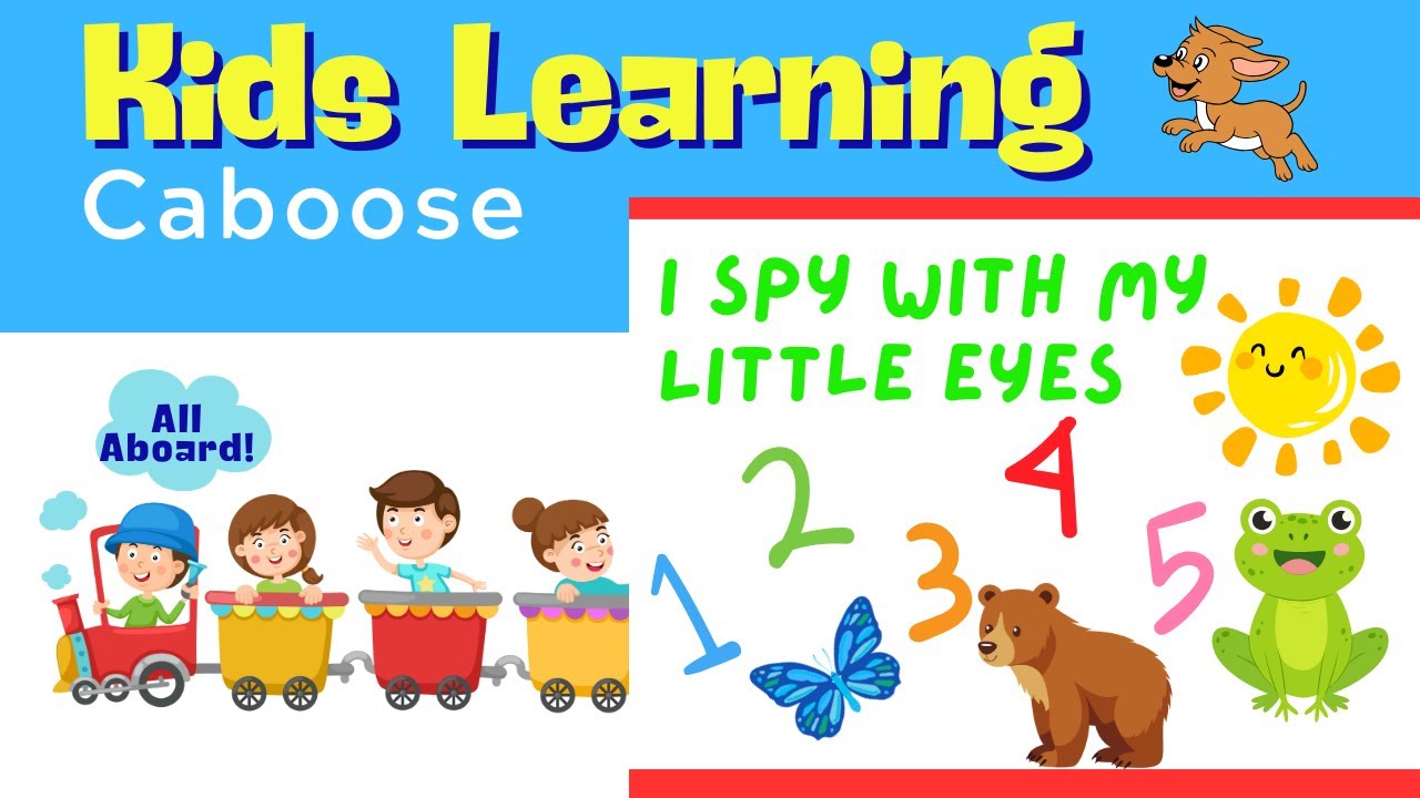 Count from 1-10 & learn primary colors: I Spy With My Little Eyes - YouTube