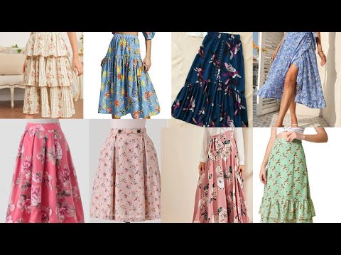 Flower Print Midi maxi Skirt - medium Flower Print Midi maxi Skirt ...