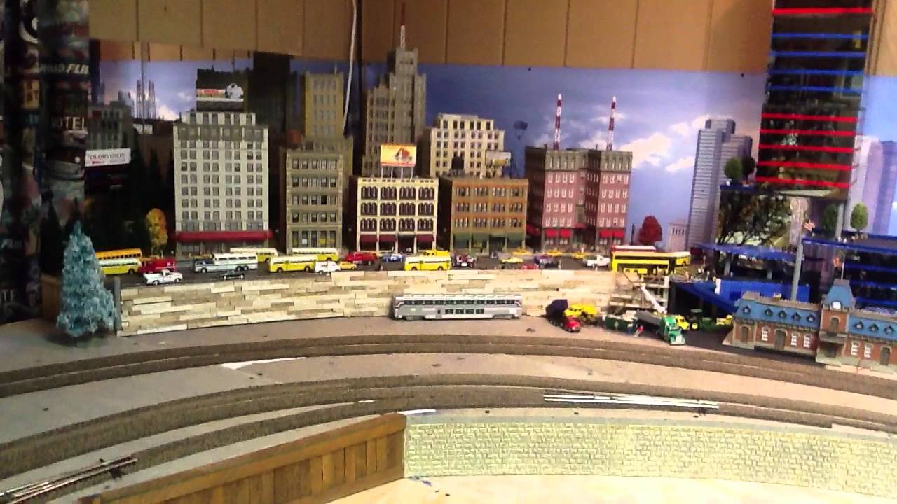 john's 16 x 30 Ho steel mill layout benchwork video 2 - YouTube