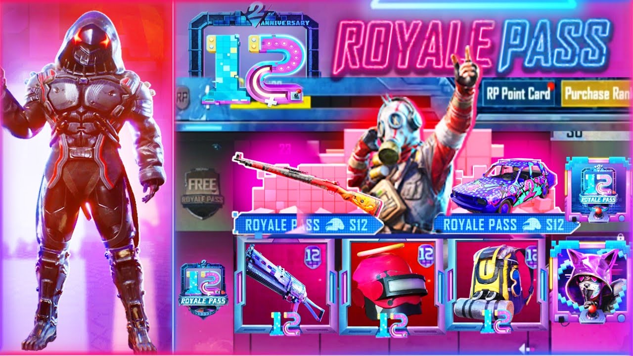 SEASON 12 LEAKS OF ROYAL PASS - S12 PUBG MOBILE | REWARDS OF SEASON 12 ...