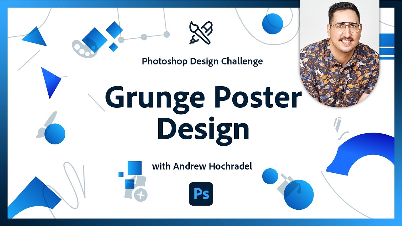 Grunge Poster Design | Photoshop Photo Editing Challenge - YouTube