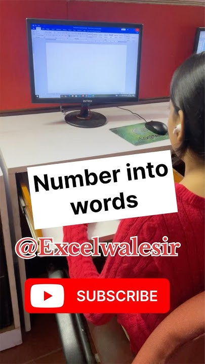 Convert number in words in Microsoft Word #excelwalesir #computertricks #shortvideo #tutorial # ...