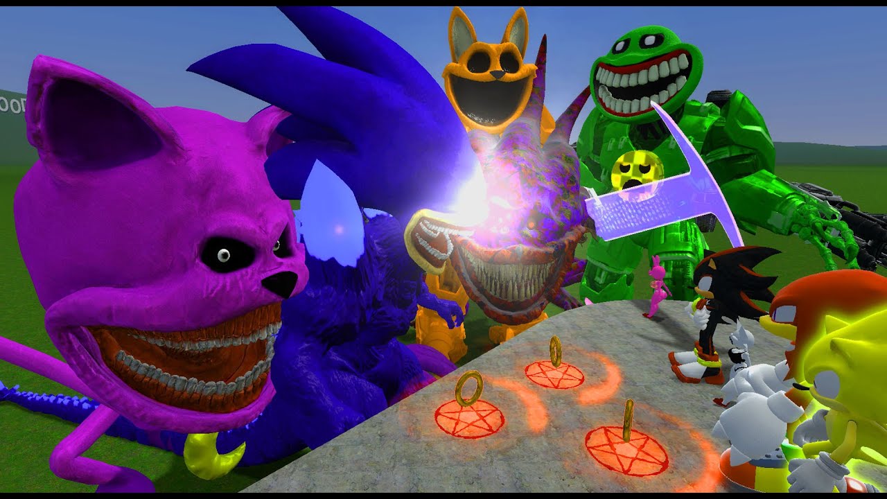 The Battle Between Giant Warriors and Sonic Who Is The King Of The ...