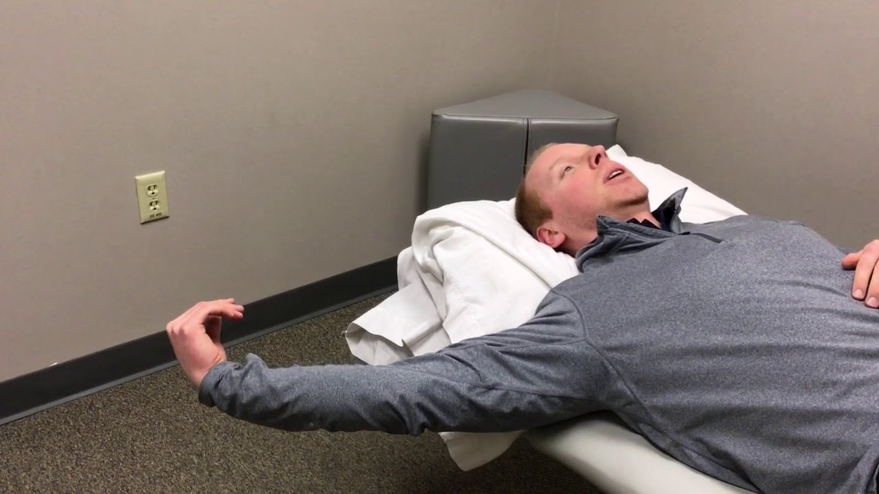 Supine Median Nerve Glide WV Proactive - YouTube