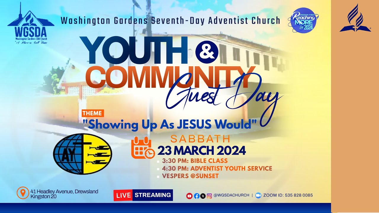 SAB PM (Pt1) || Youth & Community Guest Day || Bible Class || AY ...
