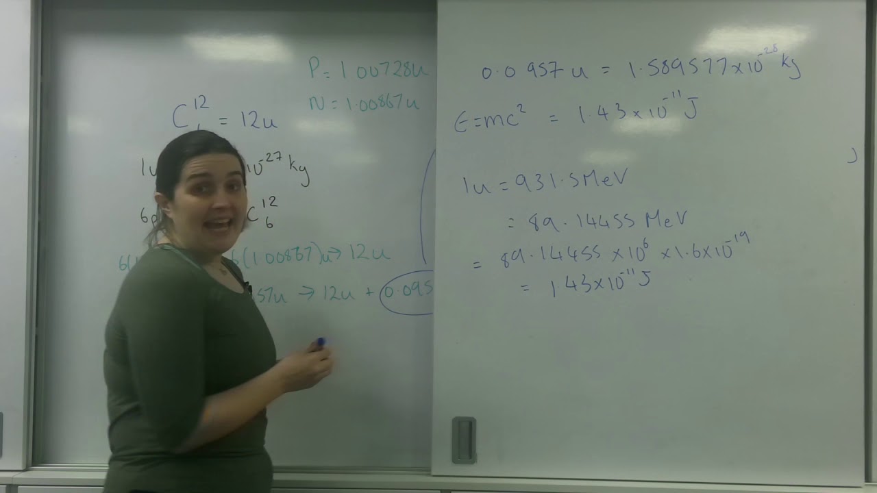 Binding energy AQA Alevel Physics - YouTube
