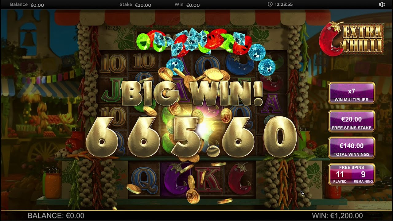 Extra Chilli Bonus Feature (MEGA WIN) - YouTube