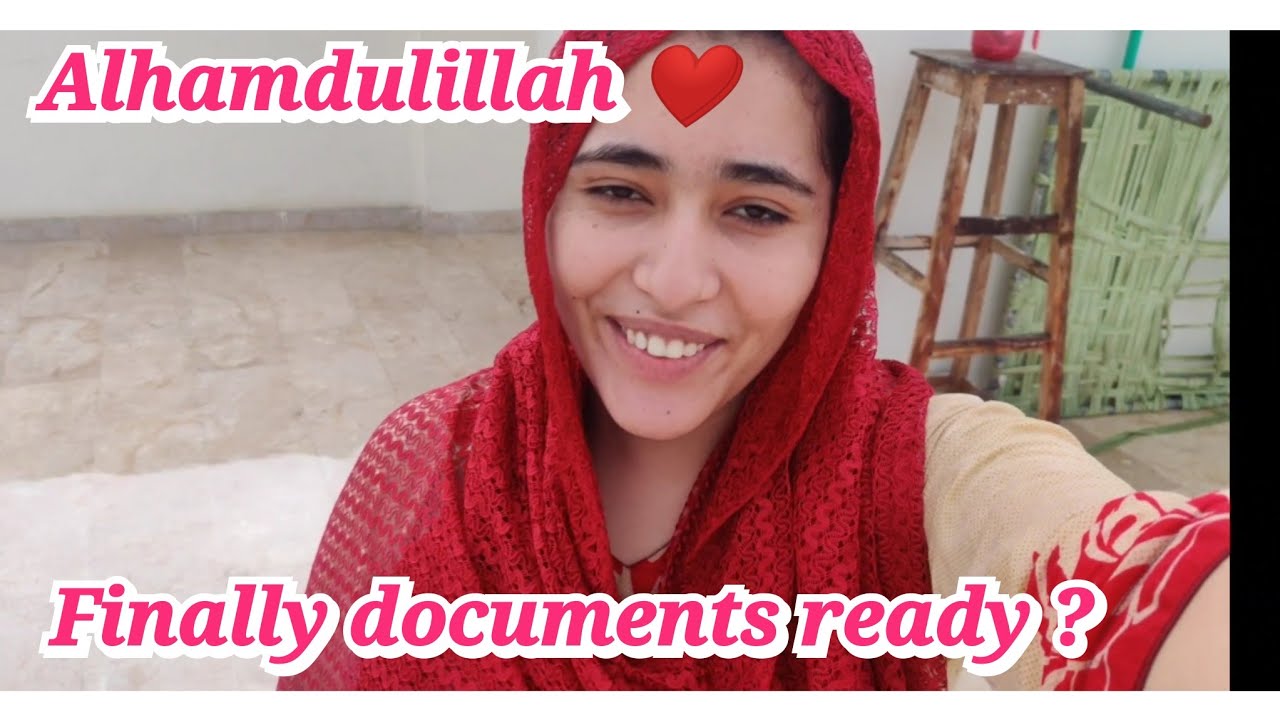 finally documents ready? || Alishba Amir daily vlog - YouTube