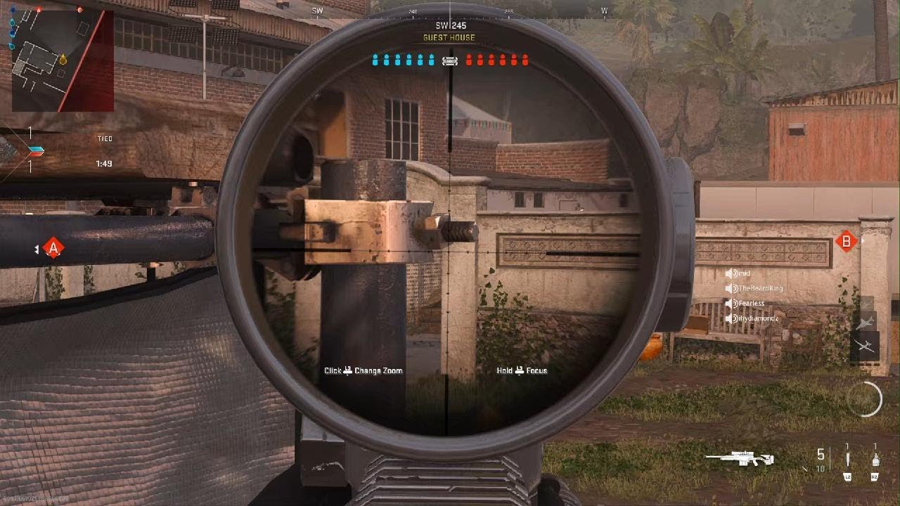 Call of Duty Sniper Shot - YouTube