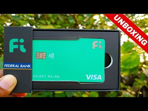 Federal Bank Debit Card Unboxing | Fi money Debit Card Unboxing ...