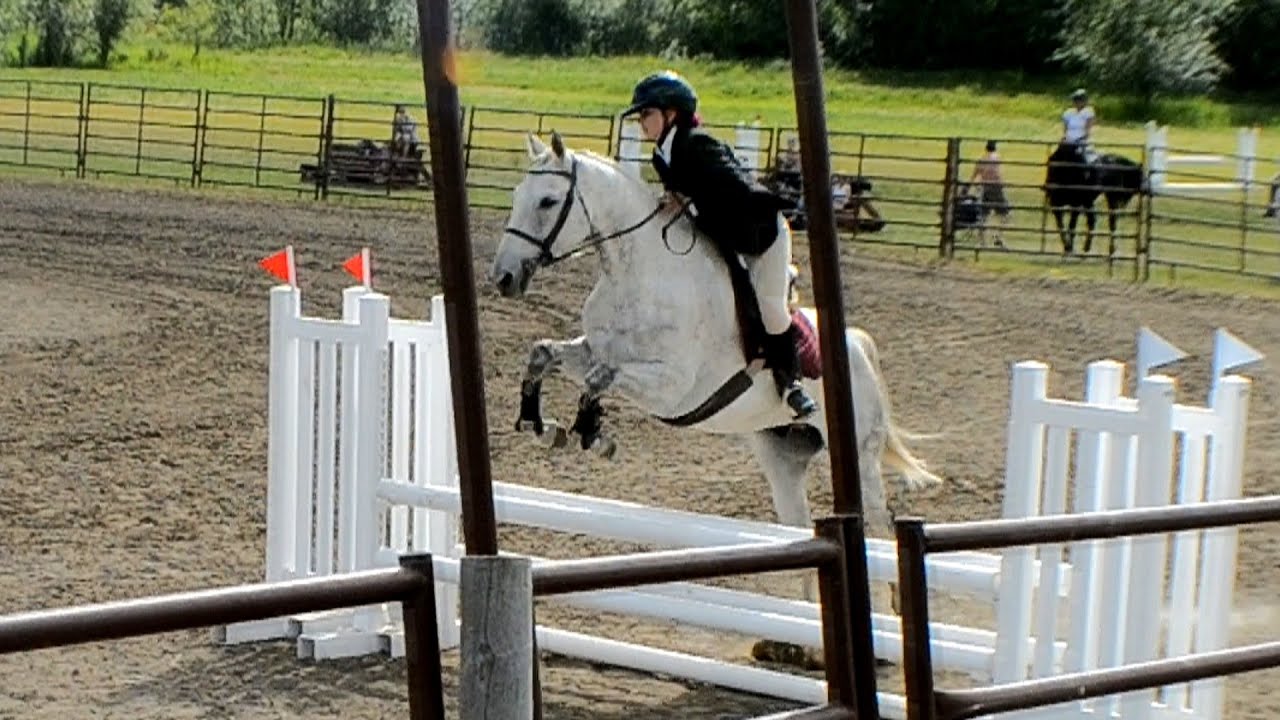 first show jumping win (.80 jumpers) - YouTube