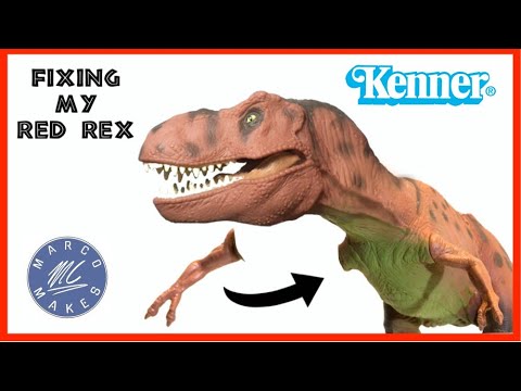 Fixing my BIG RED REX - How to fix the KENNER JURASSIC PARK ...