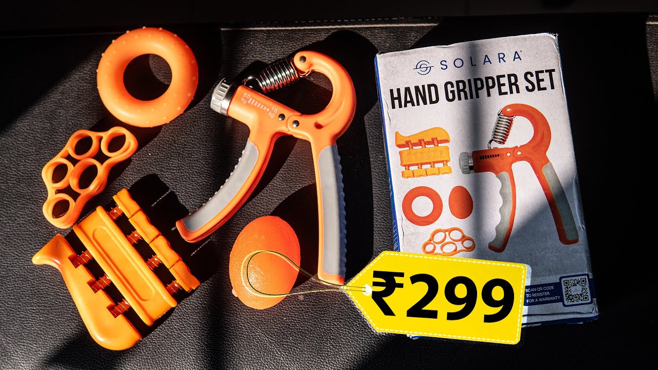 Unboxing 5 in 1 Hand Gripper Set for Wrists & Forearms Training ...