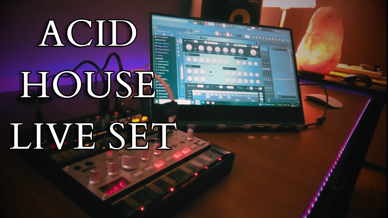 Live Acid House Music Performance // Transitor Bass (FL Studio), Volca ...