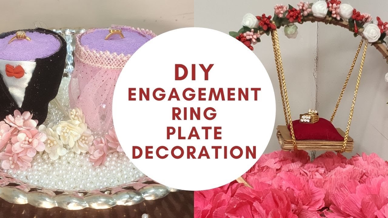 DIY engagement ring plate decoration | Decor LOVE | Creative Craze ...