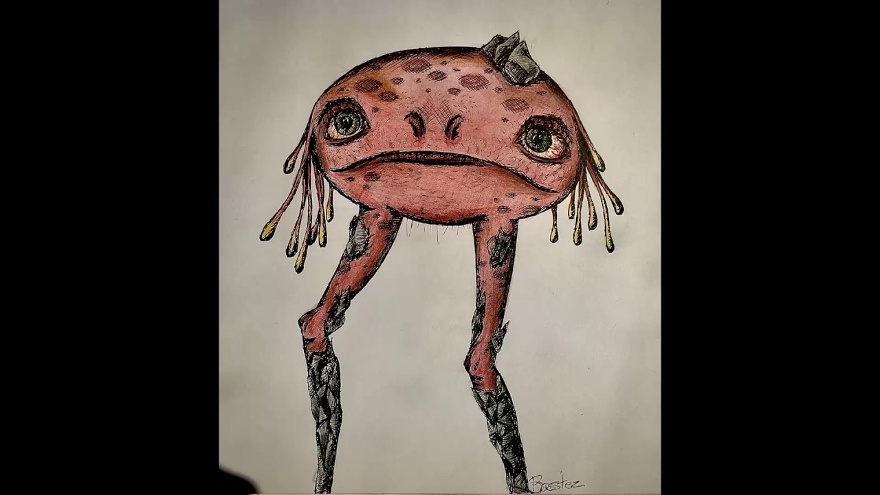 Minecraft Strider Drawing | Timelapse - YouTube